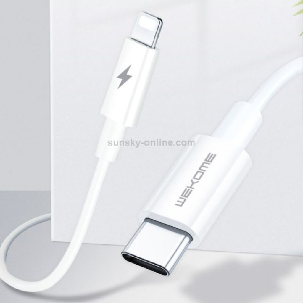 【WEKOME】Type-C to Lightning白鹿系列PD20W快充充電傳輸線 - PickyEgg 尖尖蛋 : 香港創意數碼家品產品
